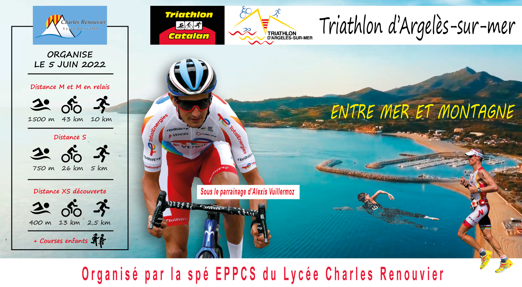 Organisé par la spé EPPCS: le Triathlon d'Argelès sur Mer le 5 juin 2022 - Actualités - LYCEE ...